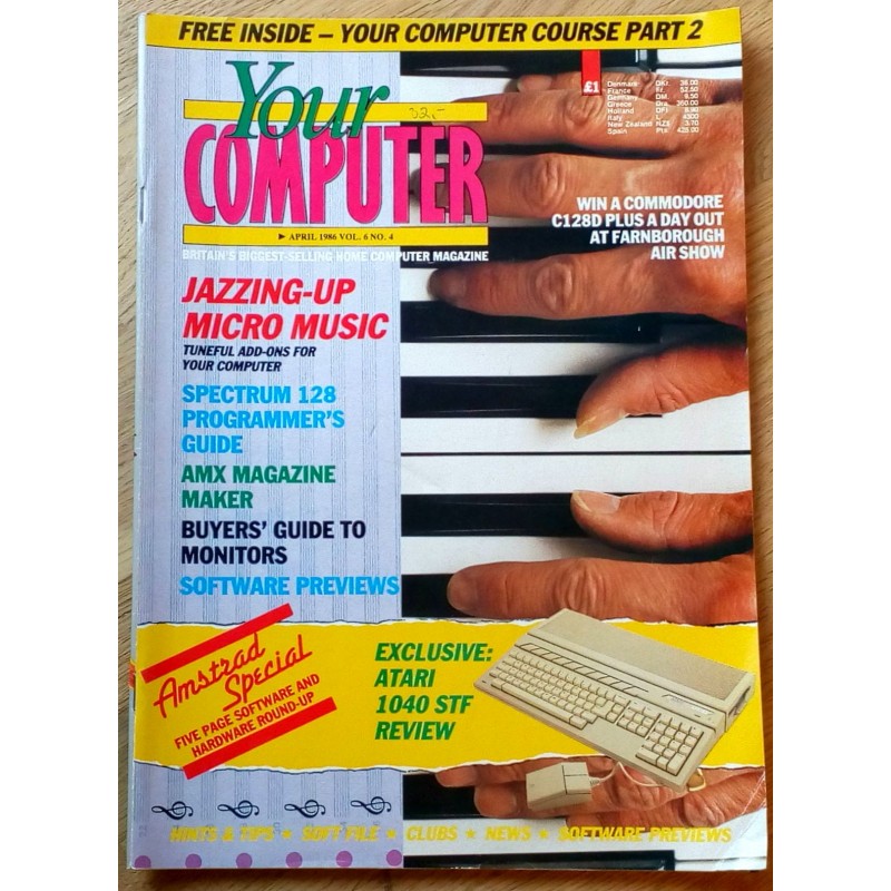 Your Computer: 1986 - April - Jazzing-up Micro Music - O'Briens Retro ...
