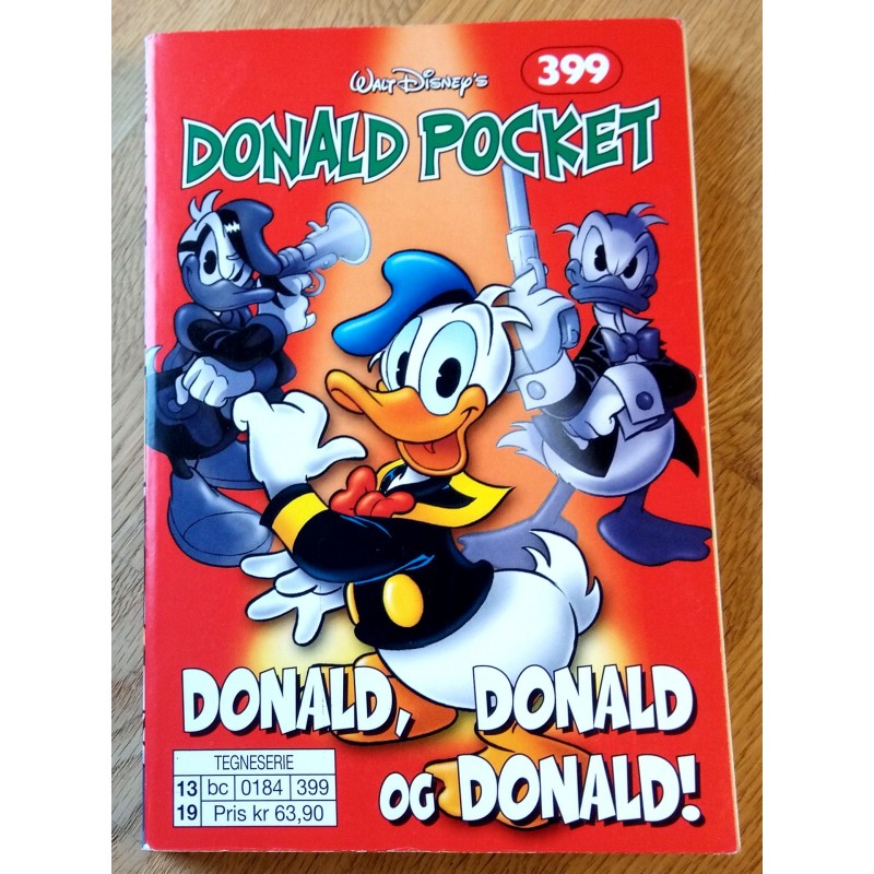 Donald Pocket: Nr. 399 - Donald, Donald og Donald! - O'Briens Retro ...