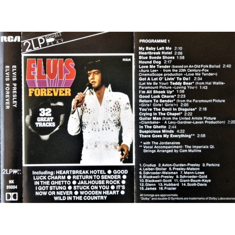 Elvis- Forever- 32 Great Tracks - O'Briens Retro & Vintage