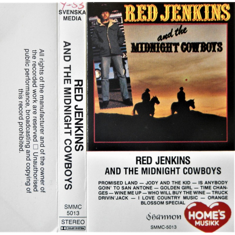 Red Jenkins and the Midnight Cowboys - O'Briens Retro & Vintage