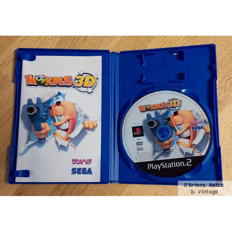 Worms 3D (Team 17 / SEGA) - Playstation 2 - O'Briens Retro & Vintage