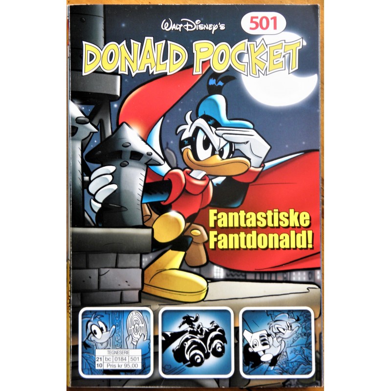 Donald Pocket- Nr. 501 - Fantastiske Fantdonald - O'Briens Retro & Vintage