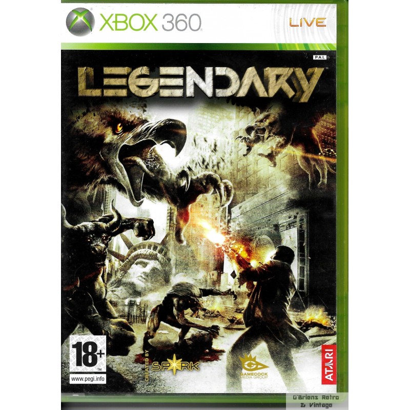 Xbox 360: Legendary (Atari) - O'Briens Retro & Vintage
