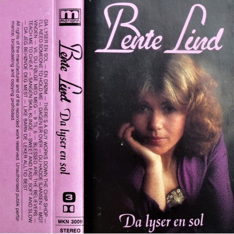 Bente Lind- Da lyser en sol - O'Briens Retro & Vintage