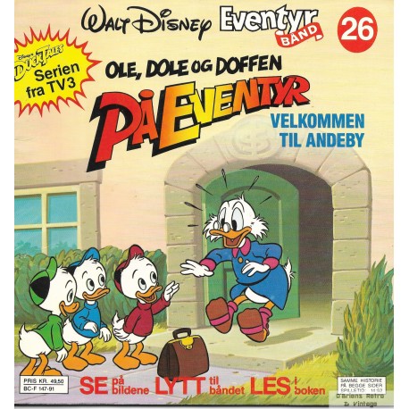 Eventyrbånd - Nr. 26 - Ole, Dole og Doffen på eventyr - Duck Tales - O ...