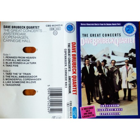 Dave Brubeck Quartet- The Great Concerts - O'Briens Retro & Vintage