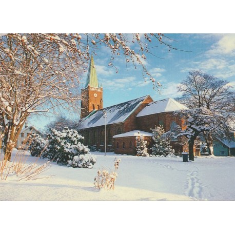 Sandnes kirke - Postkort - O'Briens Retro & Vintage